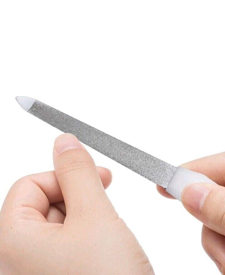 APXB Diamond-Coated Metal Toe Nail File - 5” Coarse Grit for Manicure ...