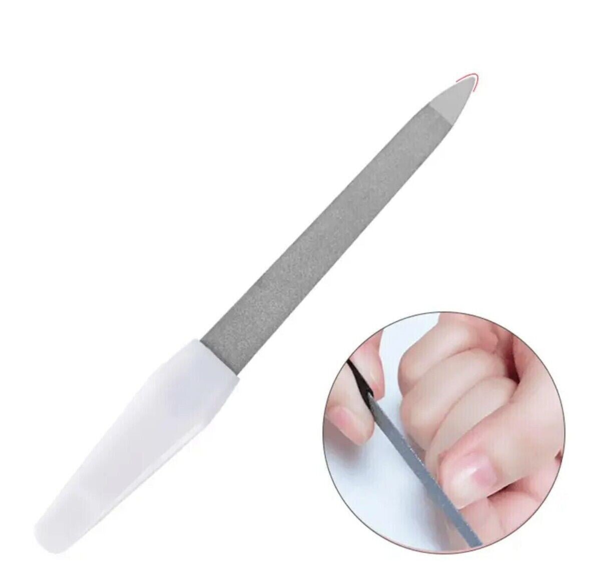 APXB Diamond-Coated Metal Toe Nail File - 5” Coarse Grit for Manicure ...