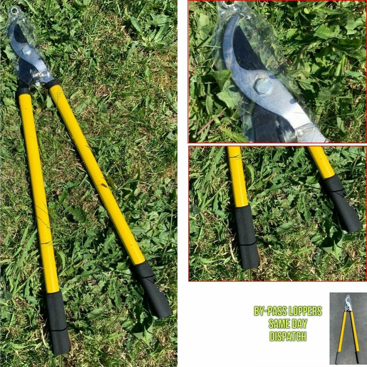 MAXPERKX Heavy Duty Garden Branch Cutter - 21'' Bypass Pruner with Lon ...